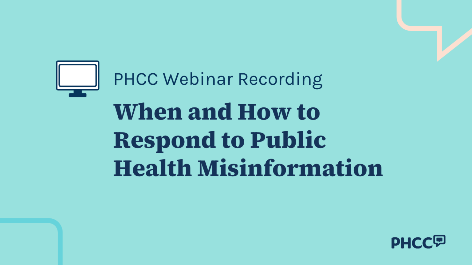 When and How to Respond to Public Health Misinformation - Free Public ...
