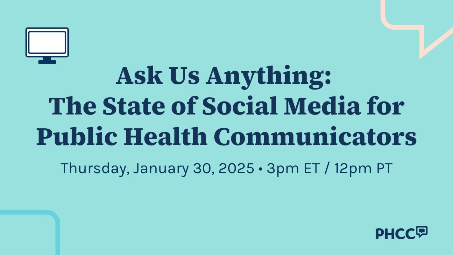Ask Us Anything: The State of Social Media for Public Health ...